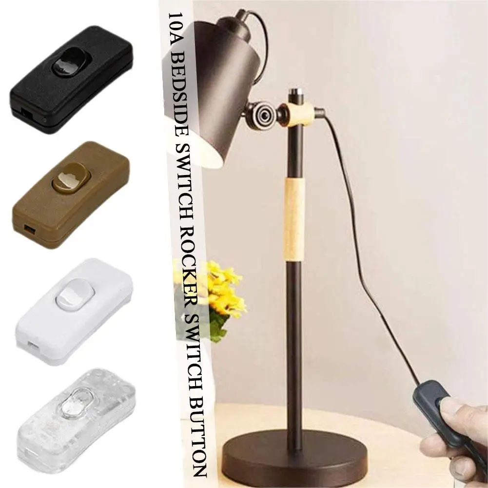1-Pcs-Light-Switch-Inline-ON-OFF-Table-Desk-Lamp-Cord-Cable-Toggle ...