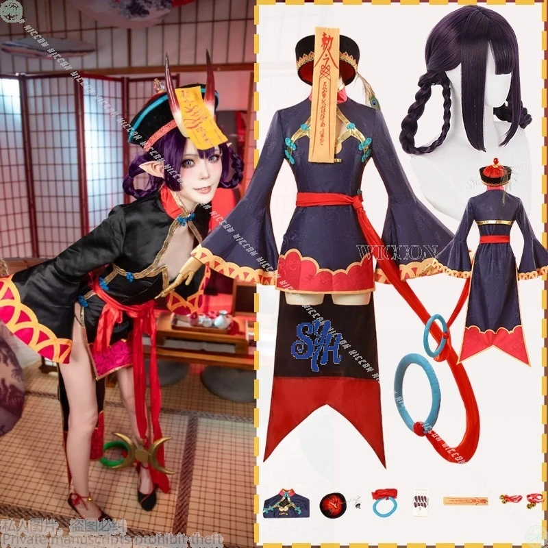 Anime Game Fate Cosplay FGOO Costume Shuten Douji Kawaii Chinese Ghost ...