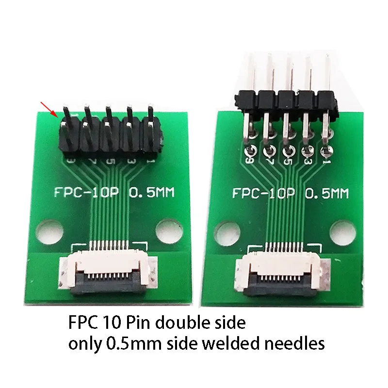 1PC FPC Connector 10PIN Flexible Cable Adapter Board FFC To 2.54mm ...