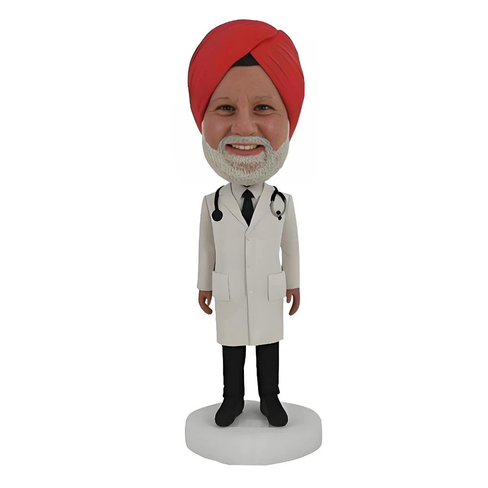 Arab Doctor Custom Bobbleheads | Fully Customizable with Polymer Clay ...