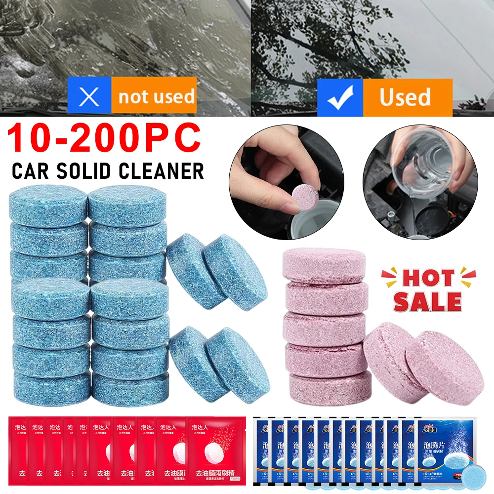 1-10PCS-Solid-Cleaner-Car-Windscreen-Cleaner-Glass-Concentrated-Washer ...