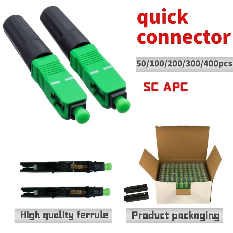 50-100-200-300-400-pcs-0-3dB-FTTH-SC-APC-Optical-Fiber-Cable-Quick ...