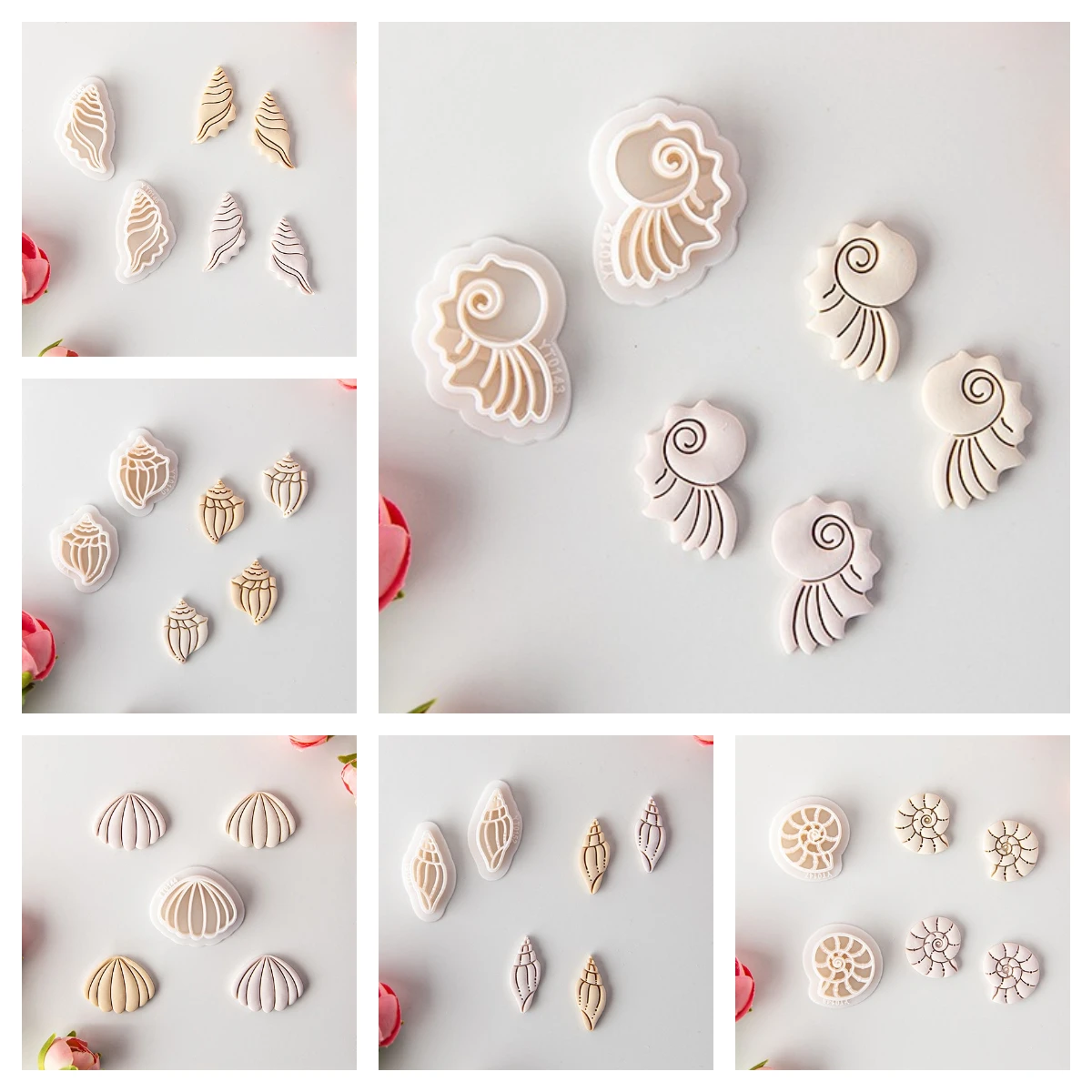 Ocean Sea Polymer Clay Cutters Summer Beach Earring Embosser Cutter ...