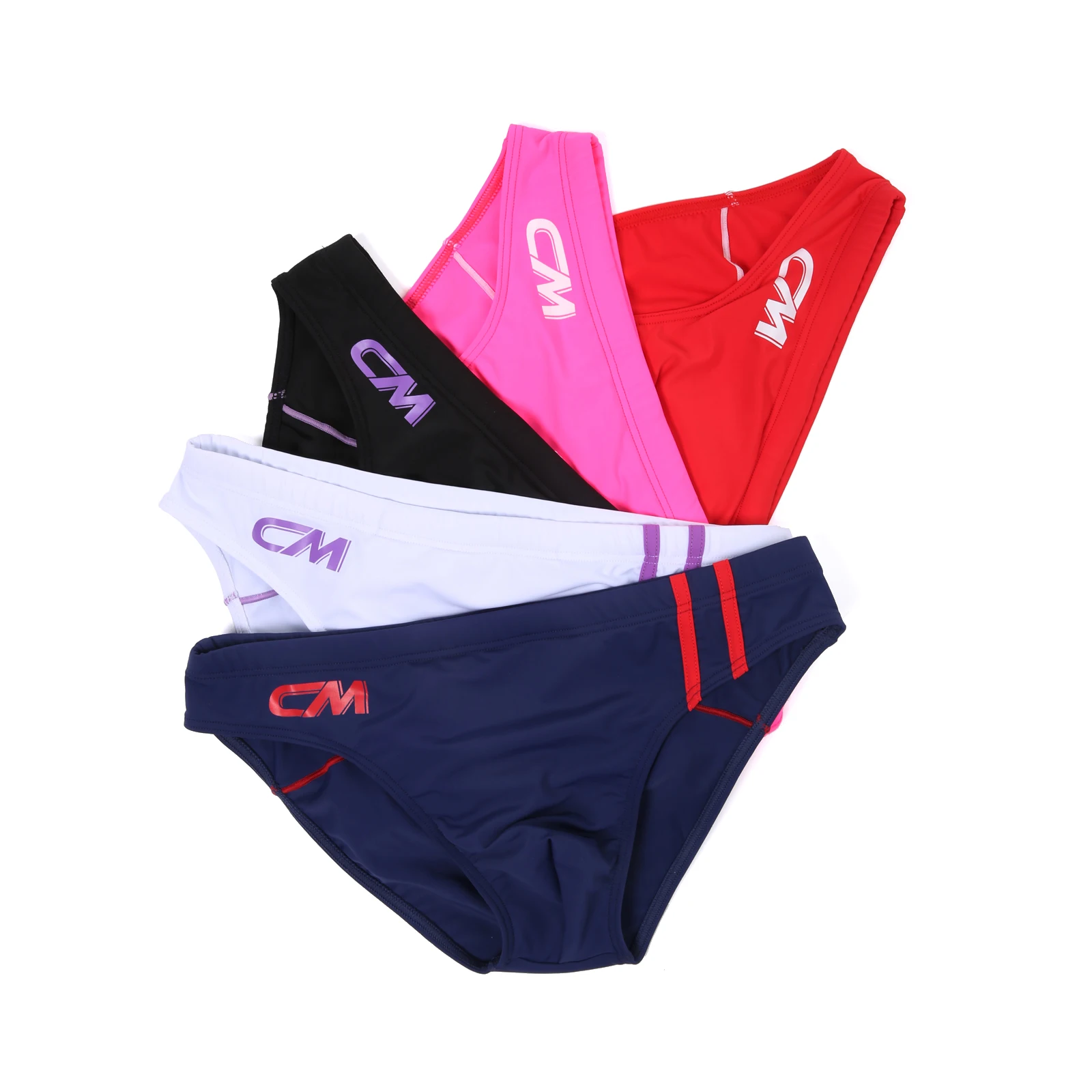 3pcs Men Swimming Trunks Fashion Drawstring Bathing Suit Shorts Bulge ...