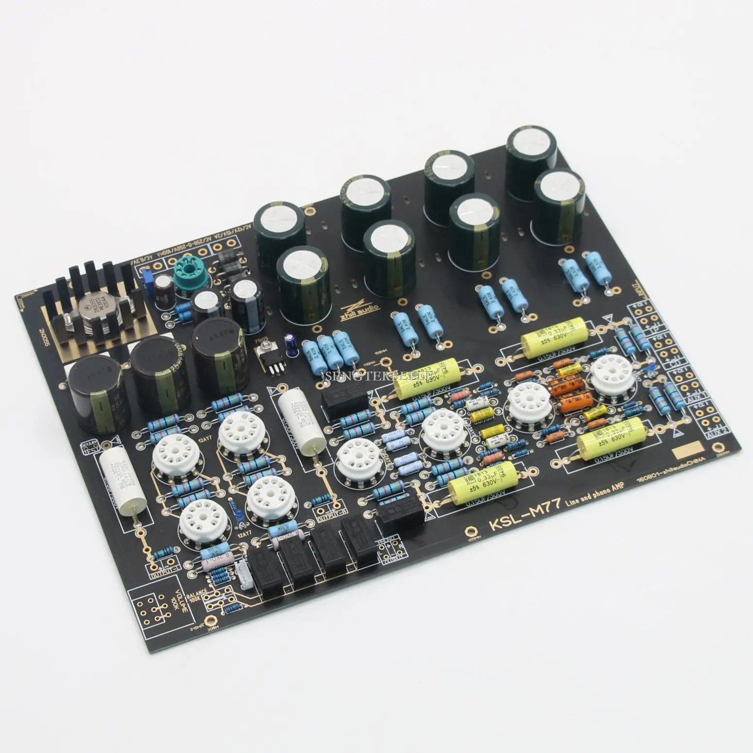 HiFi-Diy-KONDO-M77-Preamplifier-Board-Kit-Tube-Stereo-Phono-Preamp ...