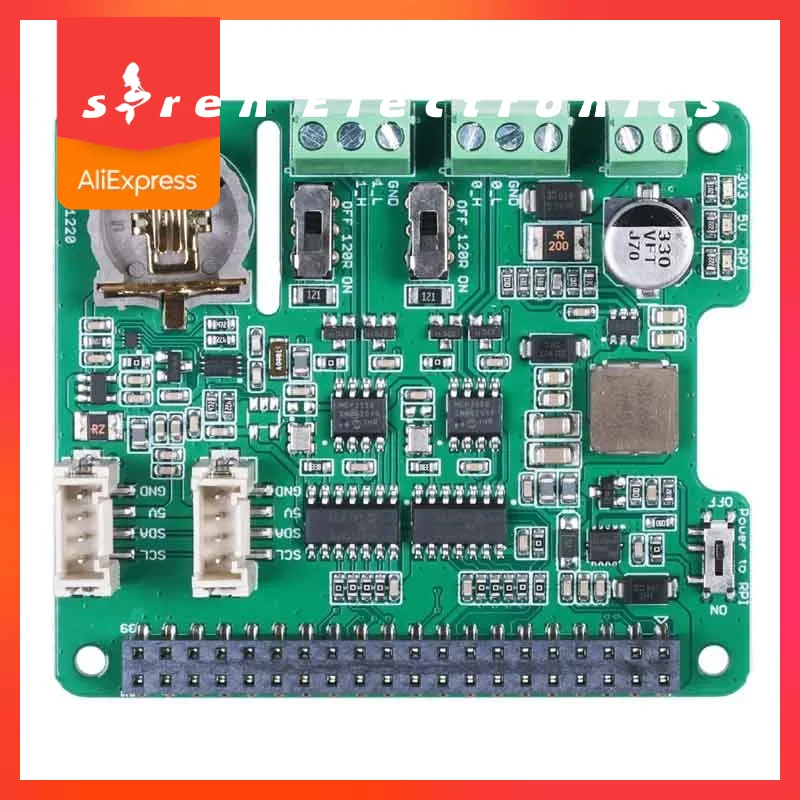 Two Channels CAN-BUS(FD) Shield(third version) for Raspberry Pi and ...