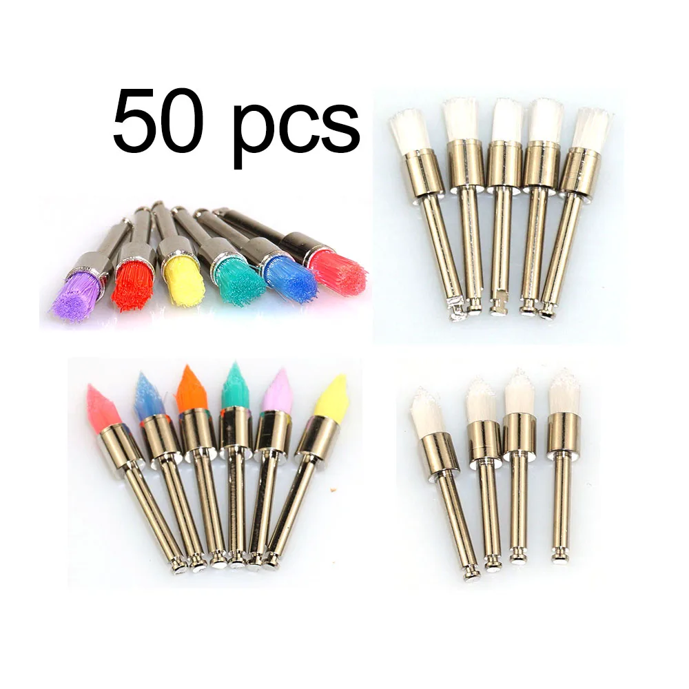50pcs-Dental-Polishing-Brush-Polisher-Bowl-for-Dental-Handpiece-Dentist ...