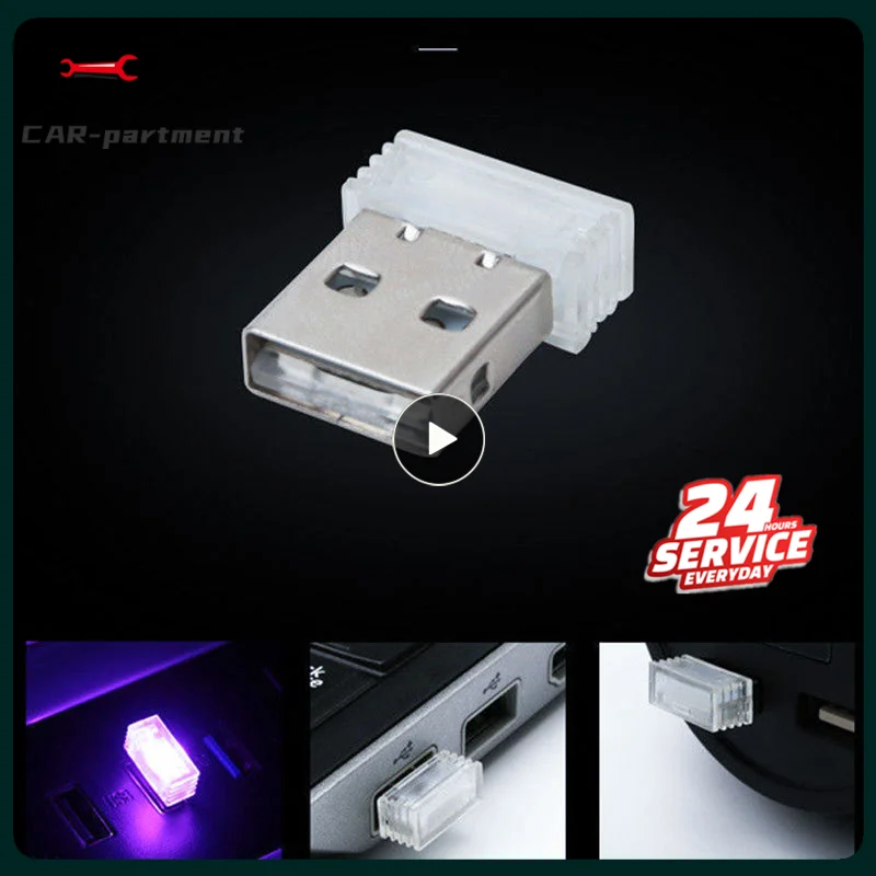 Mini USB Light LED USB Night Light Atmosphere Lamps Modeling Car ...