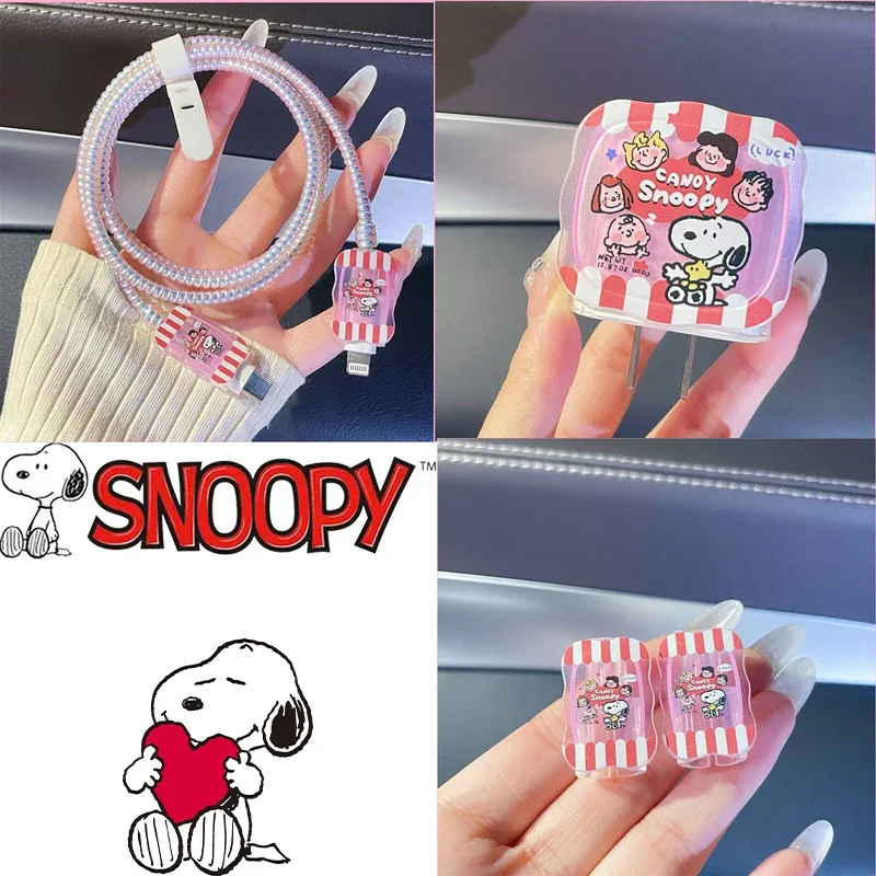 Snoopy-Cartoon-Silicone-Charger-Protective-Sleeve-20w-Power-Apple-Usb ...