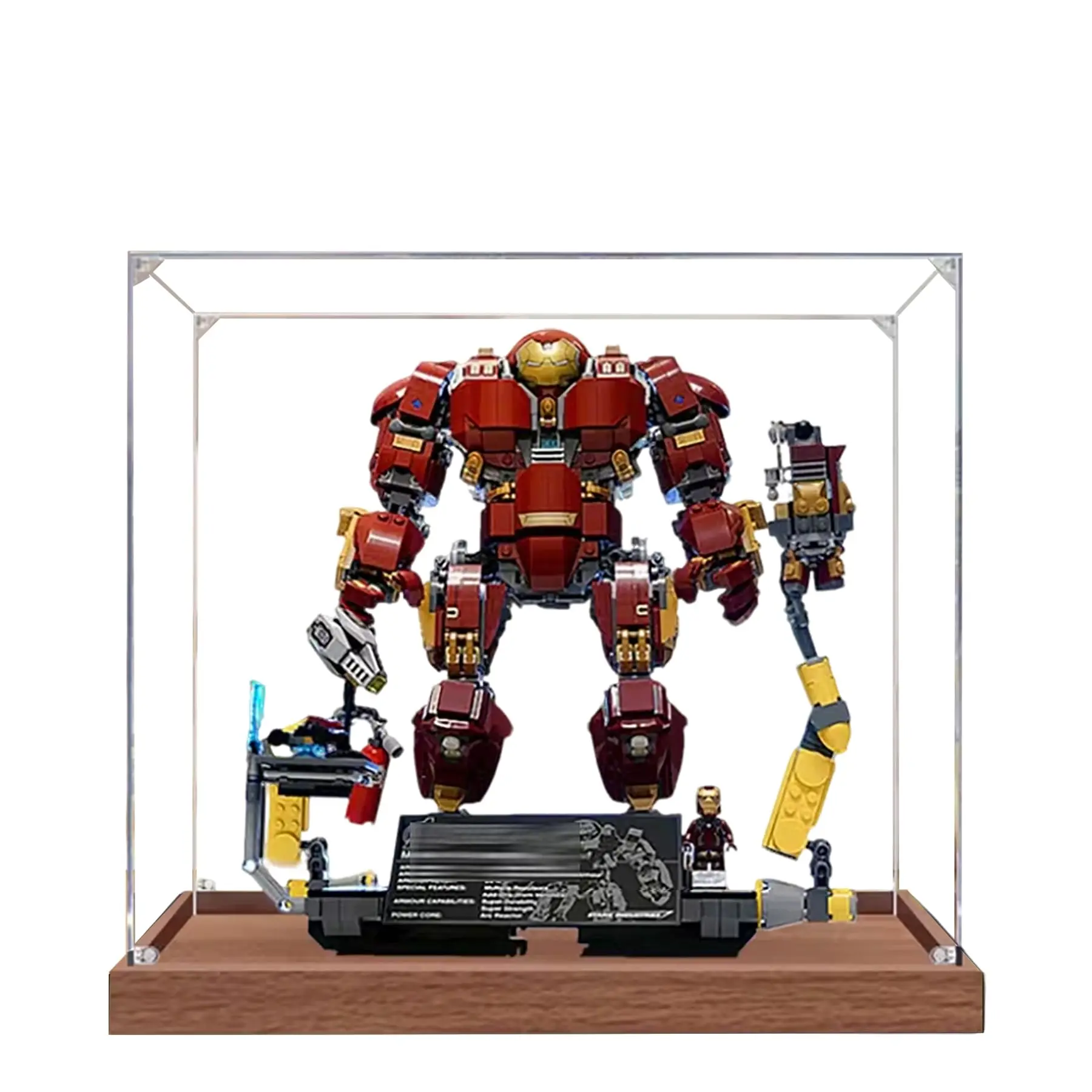 Acrylic Display Case for Lego 76105 Hulkbuster Armor Building Set ...