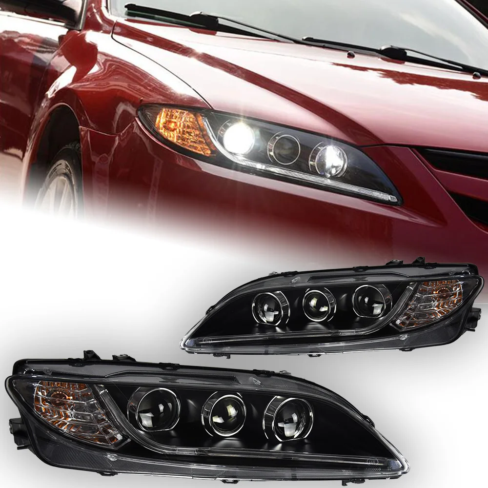 AKD-Car-Styling-for-Mazda-6-Headlights-2004-2012-Mazda6-LED-Headlight ...