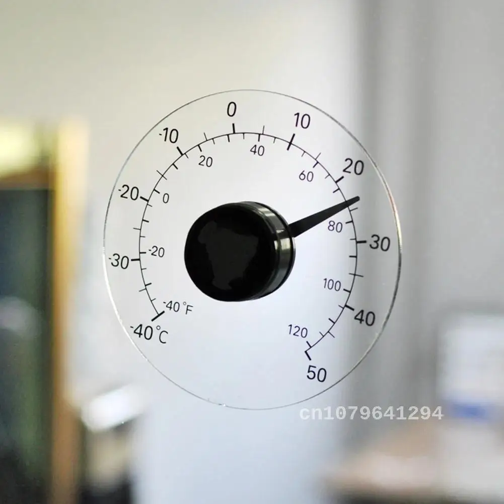 Home-Outdoor-Window-Circular-Thermometer-Meter-Celsius-Fahrenheit ...