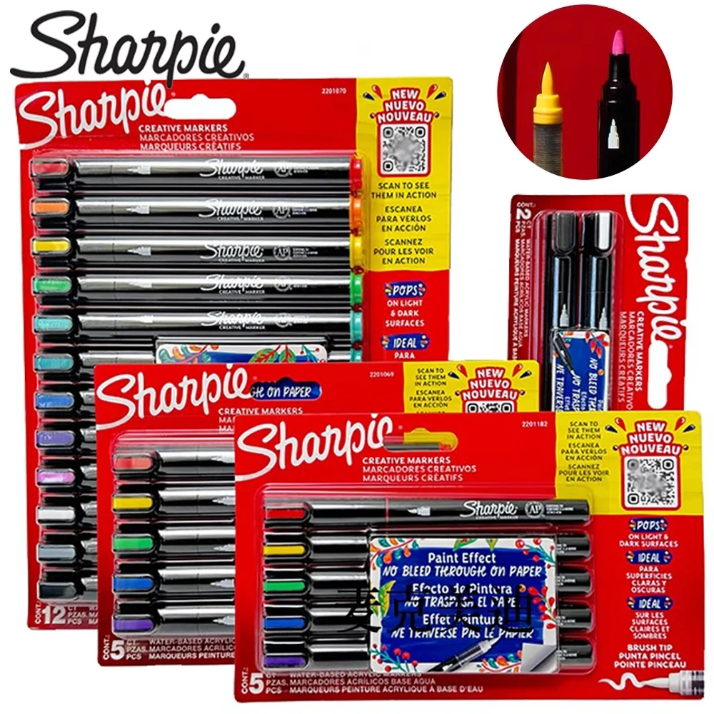 Sharpie-Creative-Acrylic-Marker-Pen-Painted-Graffiti-Painting-Pen-DIY ...