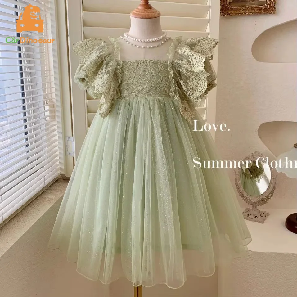 Summer New Fashion Children Clothing Korean Style Kids Princess Party ...
