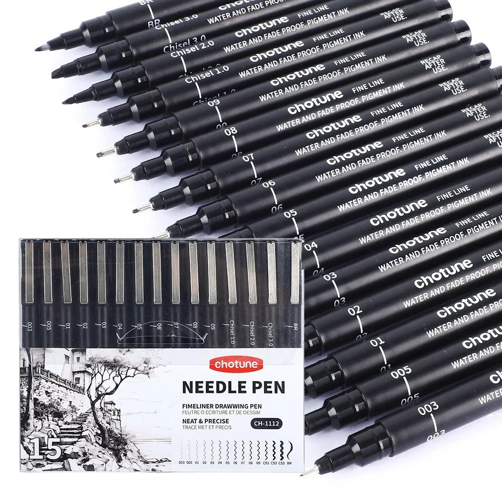 Ultra Fine Point Pens Shuttle Art 18 Pack Ultra Fine Point Micro Pens ...