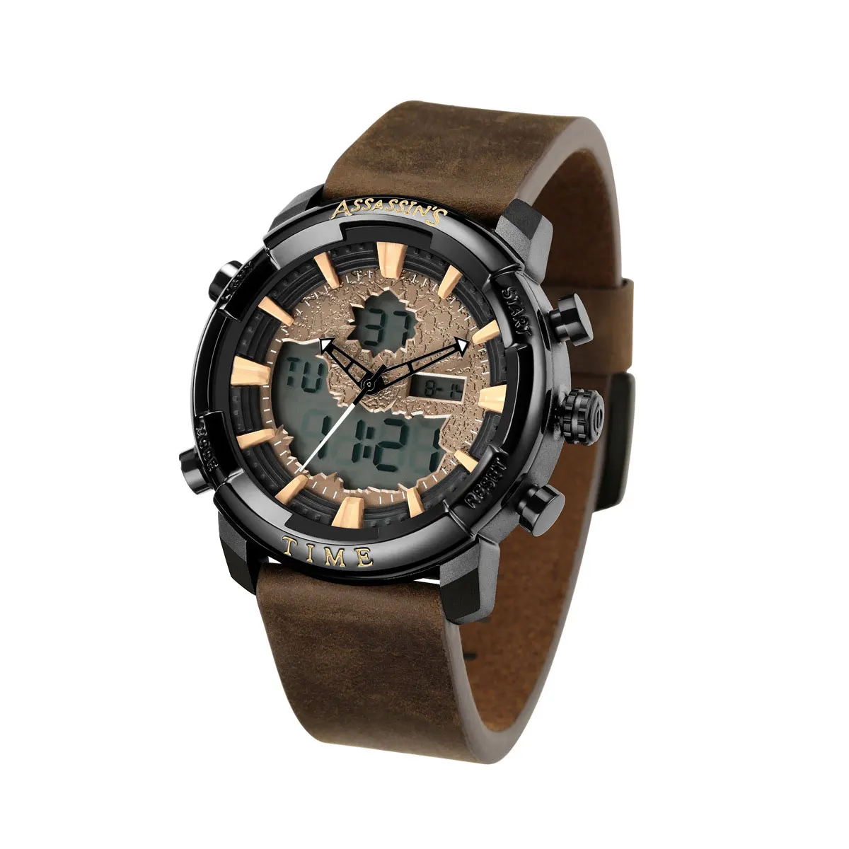 Correa-de-reloj-de-cuarzo-para-hombre-reloj-deportivo-de-45mm-esfera-de ...