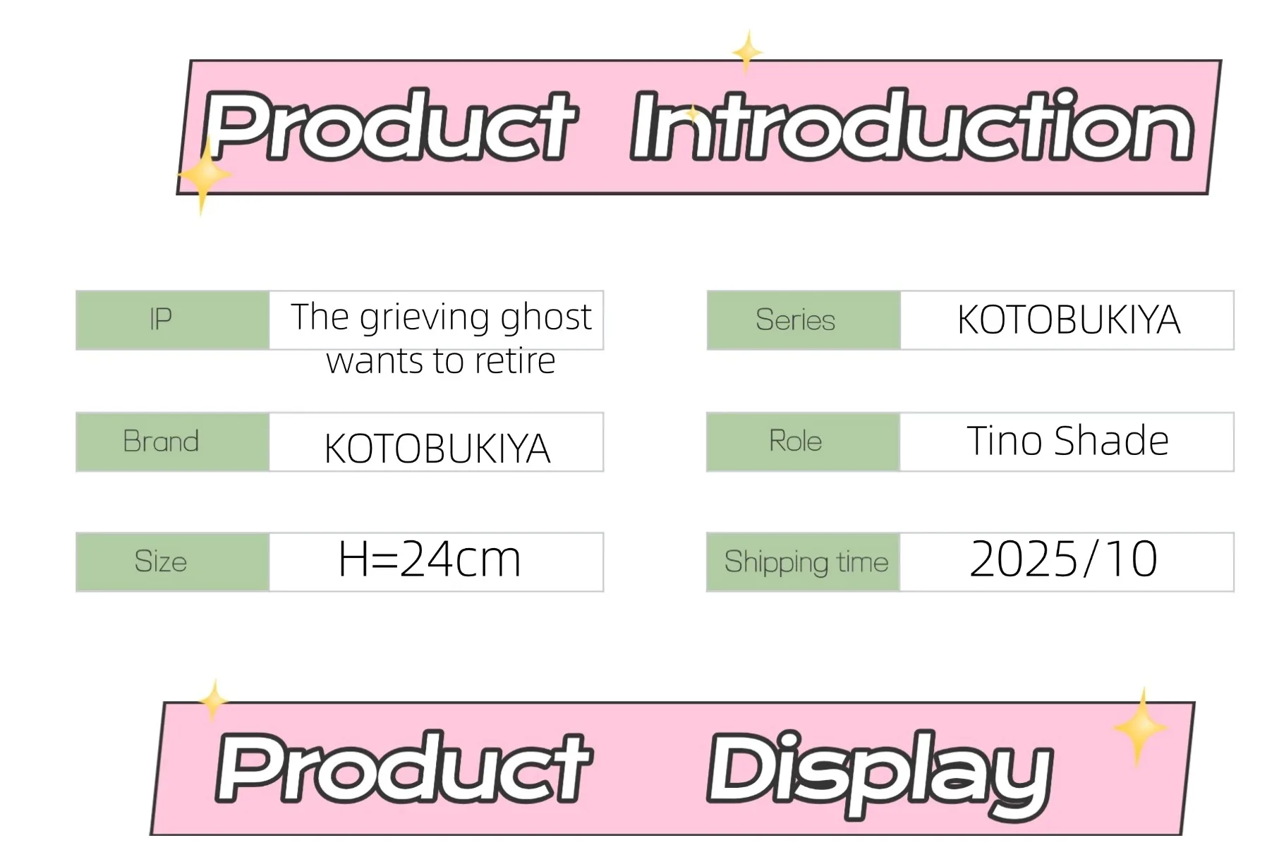 In Stock Original KOTOBUKIYA The Grieving Ghost Wants To Retire Tino S ...