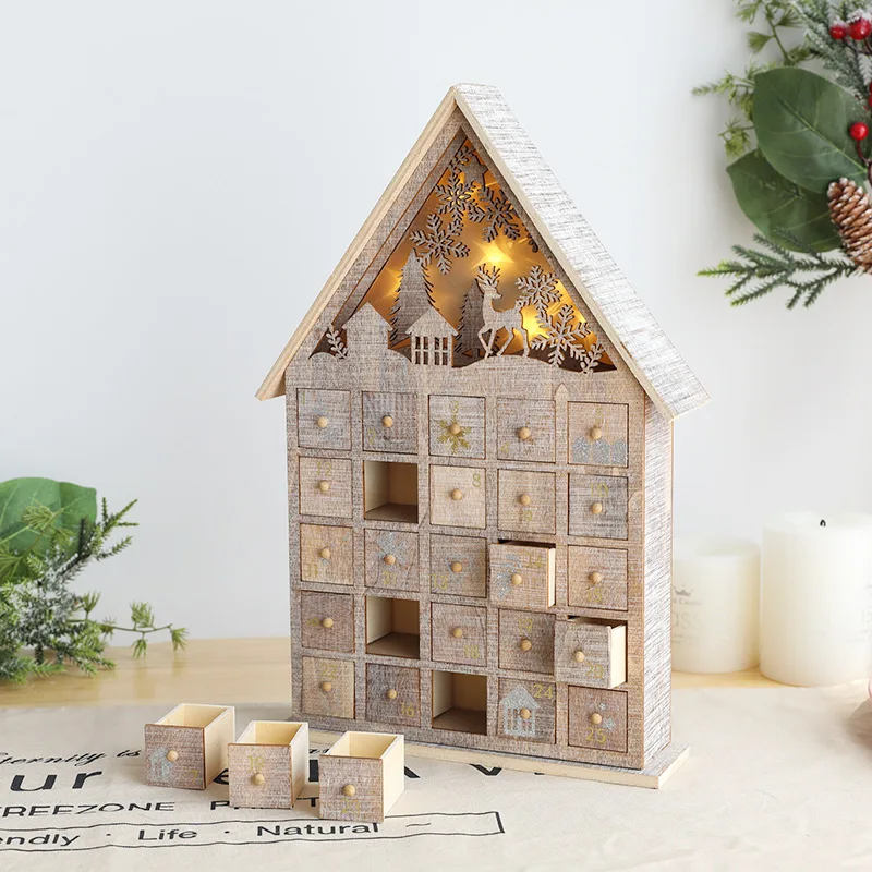Christmas-LED-Wooden-Advent-Calendar-with-25-Drawers-DIY-Light-Up-24 ...