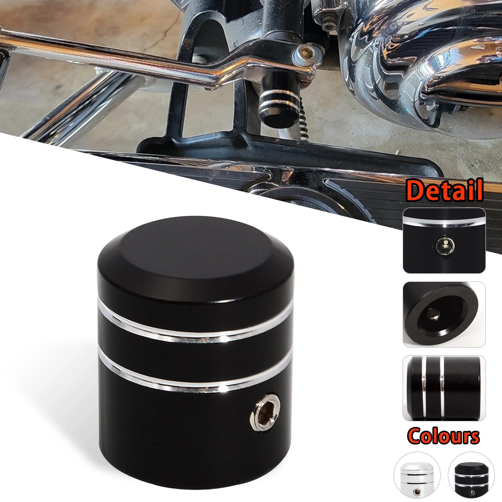 Motorcycle-Heel-Shift-Shifter-Lever-Eliminator-Shaft-Cap-Cover-Parts ...