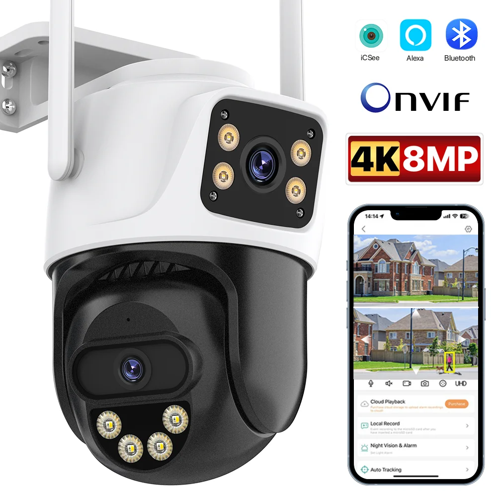 8MP-4K-Wifi-IP-Camera-Outdoor-Wireless-Mini-PTZ-Speed-Dome-Camera-2K ...