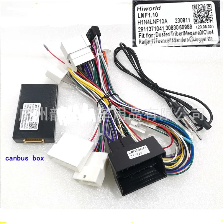 16-PIN-HARNESS-Hiworld-CANBUS-Decoder-Adapter-For-Megane-3-Fluence ...