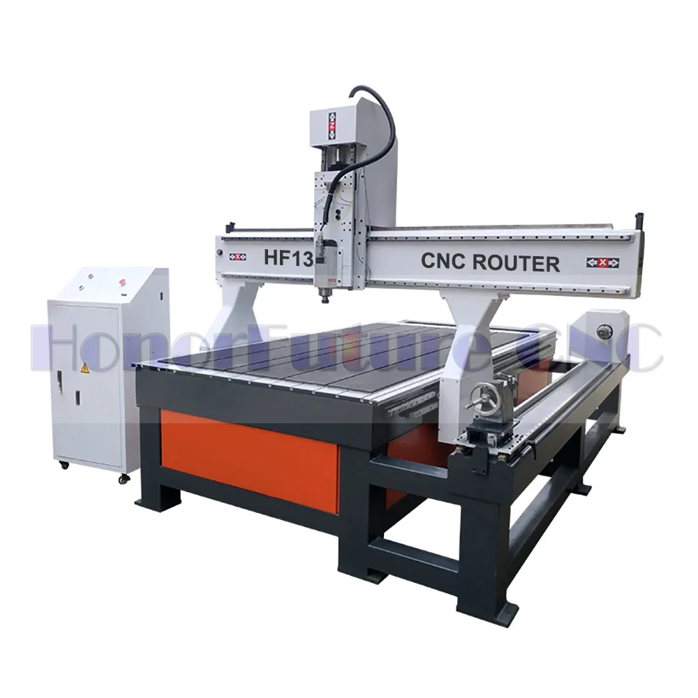 China-Manufacturer-Woodworking-CNC-Router-With-Rotary-Device-Added-For ...
