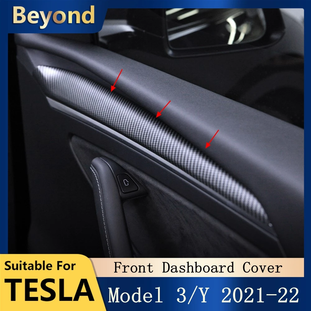 For-Tesla-Model-3-2021-Accessories-New-Car-Door-Decoration-Sticker ...