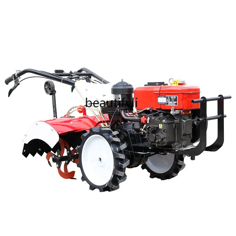 yj-Agricultural-Four-Wheel-Drive-Mini-Tiller-Ditching-Small-Cultivation ...