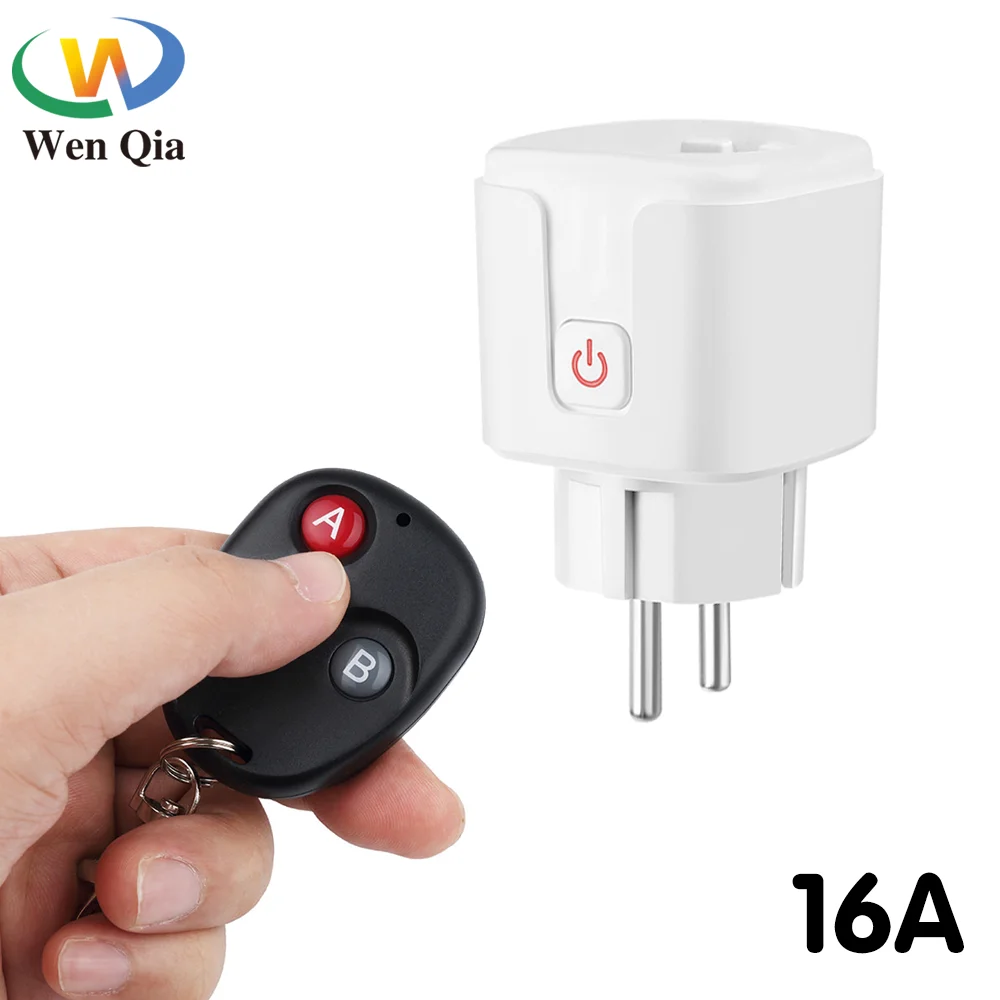 433-Mhz-Remote-Control-220V-Remote-Control-Socket-Wireless-Switch-16A ...