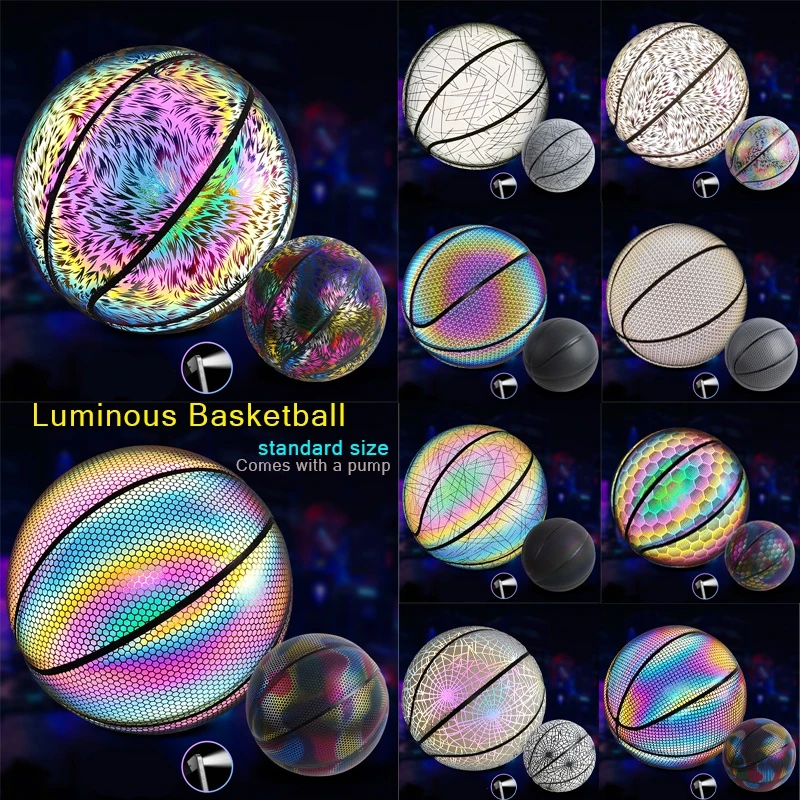 Holographic Basketball | Luminous Basketball | Rainbow Basketball - 10 ...