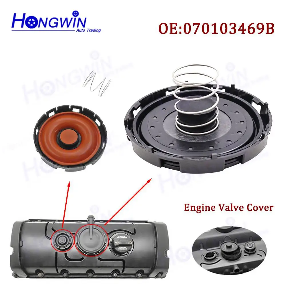 VAG 2.5 TDI PCV Valve Cover Kit For VW Touareg Transporter 06-10 ...