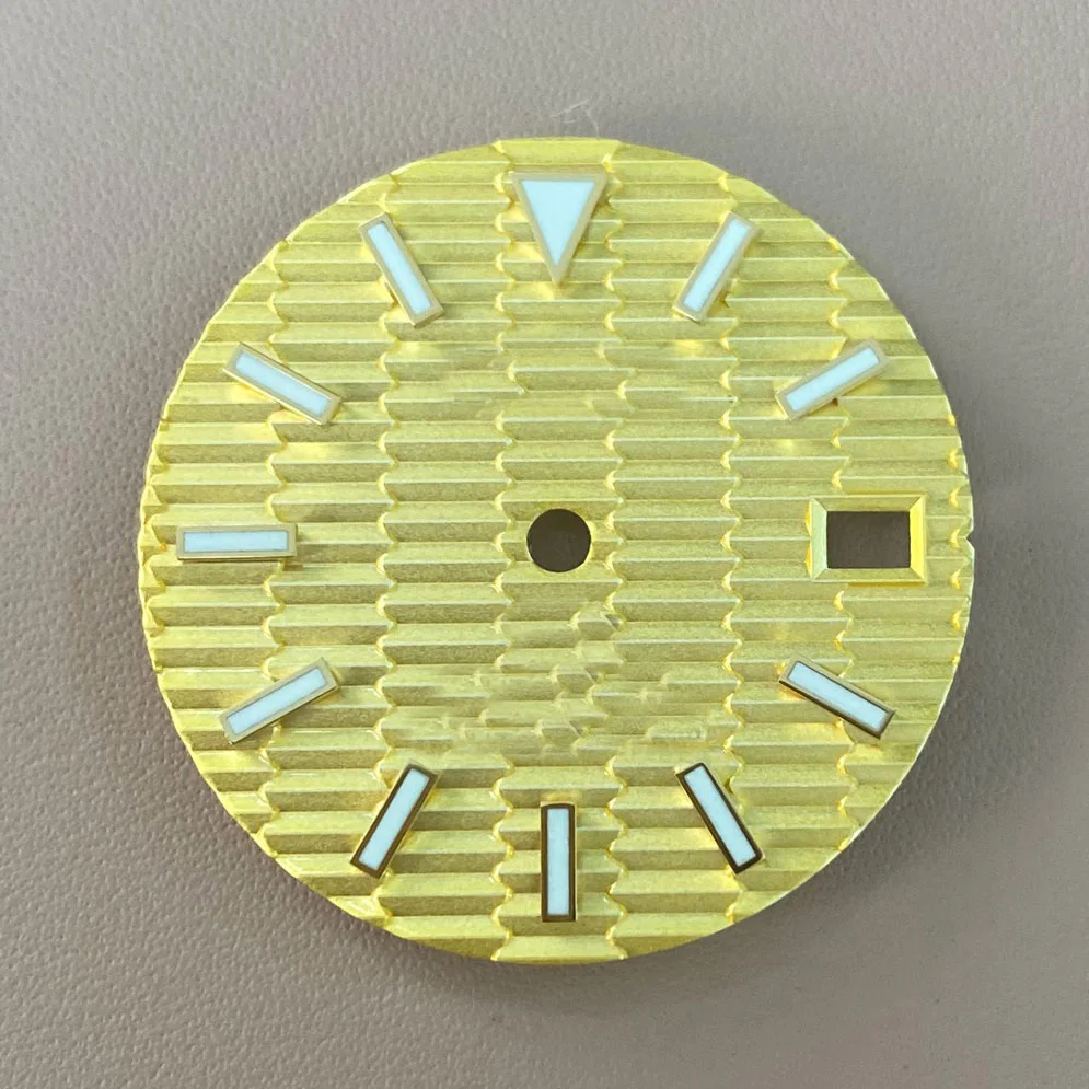 Skx007 Green Luminous 28.5mm Watch Dial With S Logo For Nh35 Movement ...