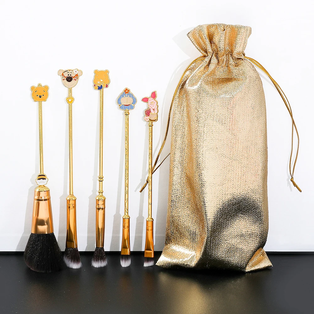 5Pcs-Set-Kawaii-Pooh-Bear-Piglet-Tigger-Eeyore-Makeup-Brushe-Sets ...