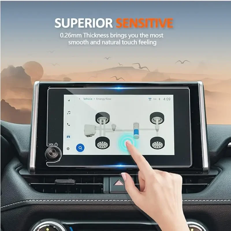 For Toyota GR Corolla 2023 2024 Tempered Glass Screen Protector 8 Inch ...