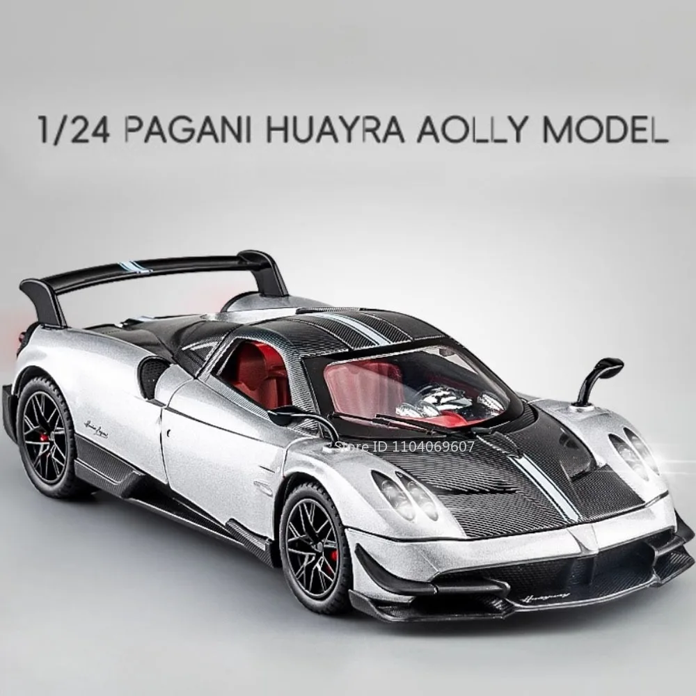 1:24 Pagani Huayra BC Model Car Toys Alloy Diecast Shock Absorption ...