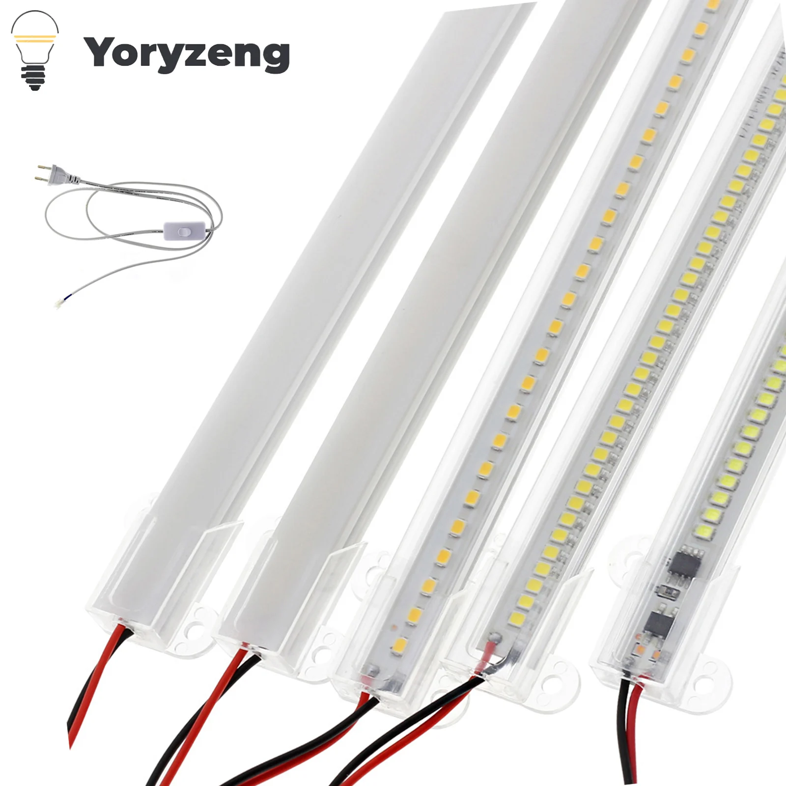 1PCS-6PCS-30CM-40CM-LED-Rigid-Strip-Under-Cabinets-8W-72-LEDs-Tube-Bar ...
