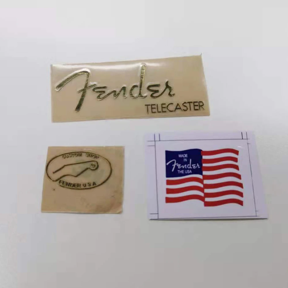 Fender Guitar Head Logo Sticker Metal Label - Transfer Paper - AliExpress
