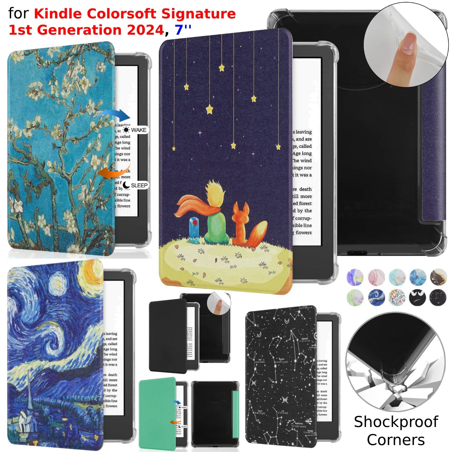 For Kindle Colorsoft Signature Edition 1st Generation Case 7 inch 2024 ...