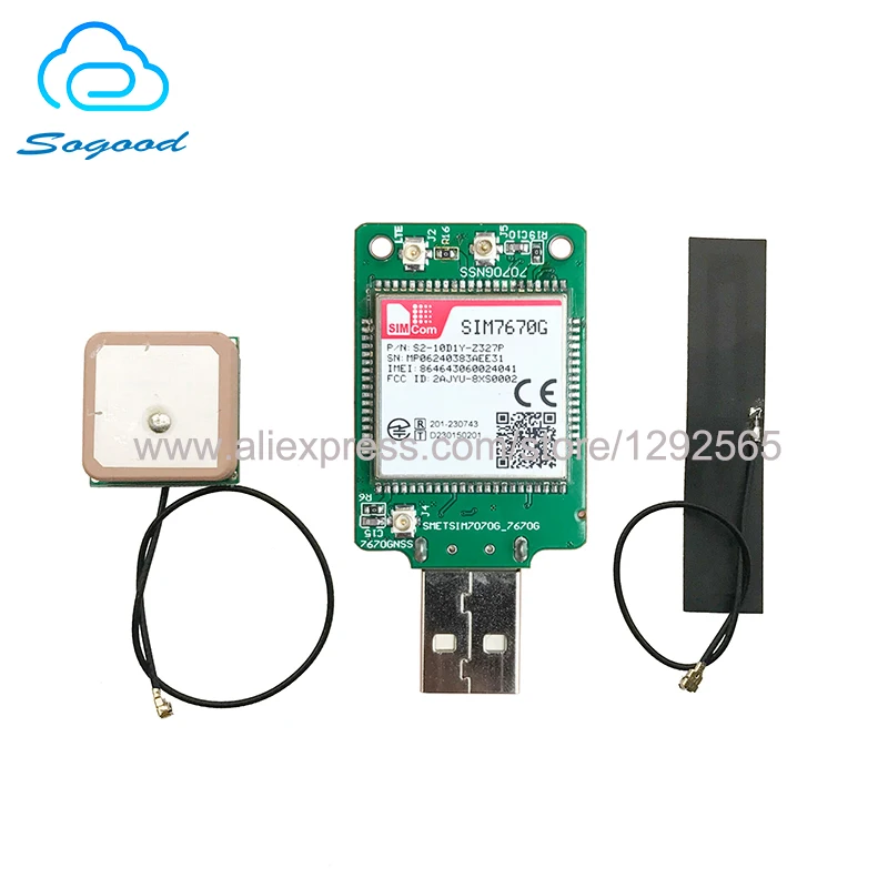 SIMCOM-SIM7670G-MNGV-with-GPS-LTE-Cat1-USB-Dongle-Global-4G-Compatible ...