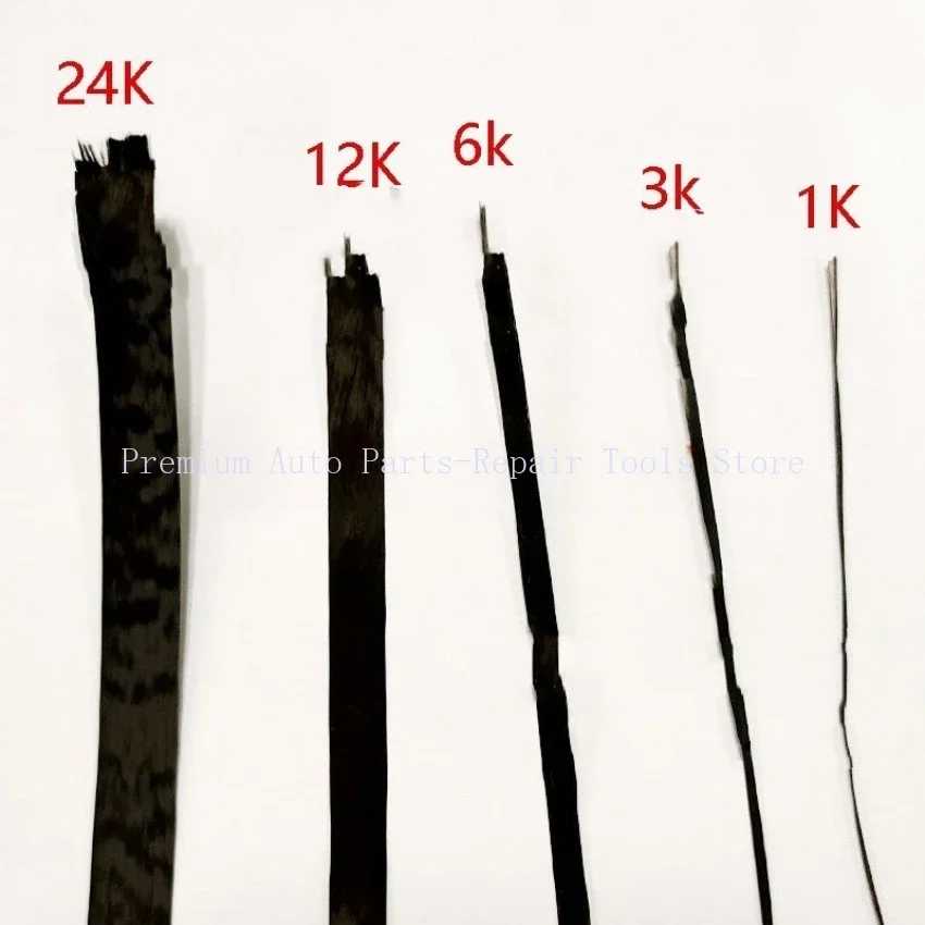 1K 3K 6K 12K 24K 48K Carbon Fiber Fibre Tow Filament Yarn Thread Tape ...