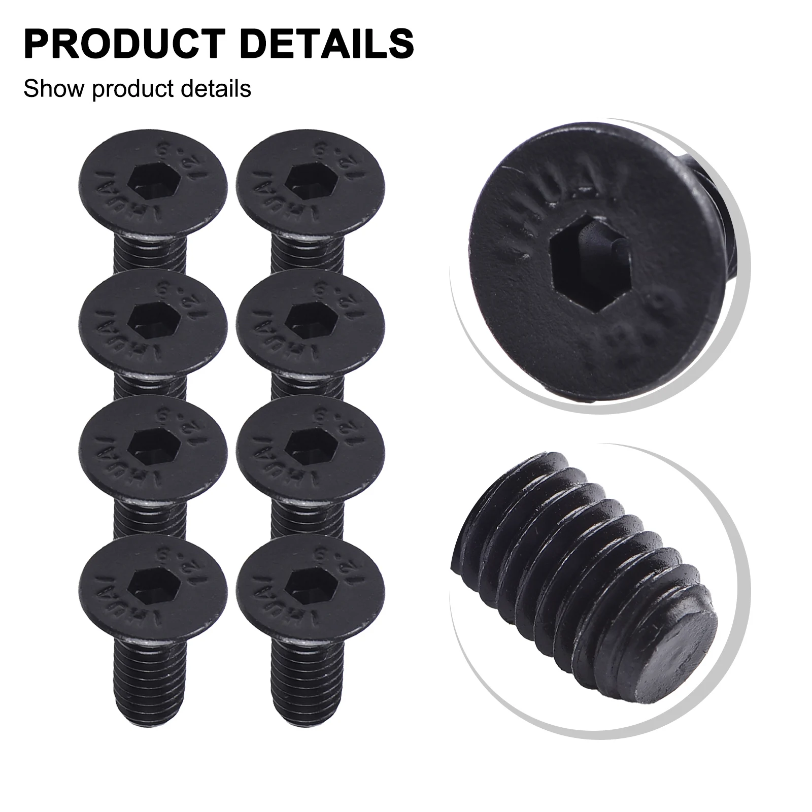 8pcs MTB Bike Lock Shoe Cleat Bolts 8 Pieces Screw For SPD Self-Locking ...