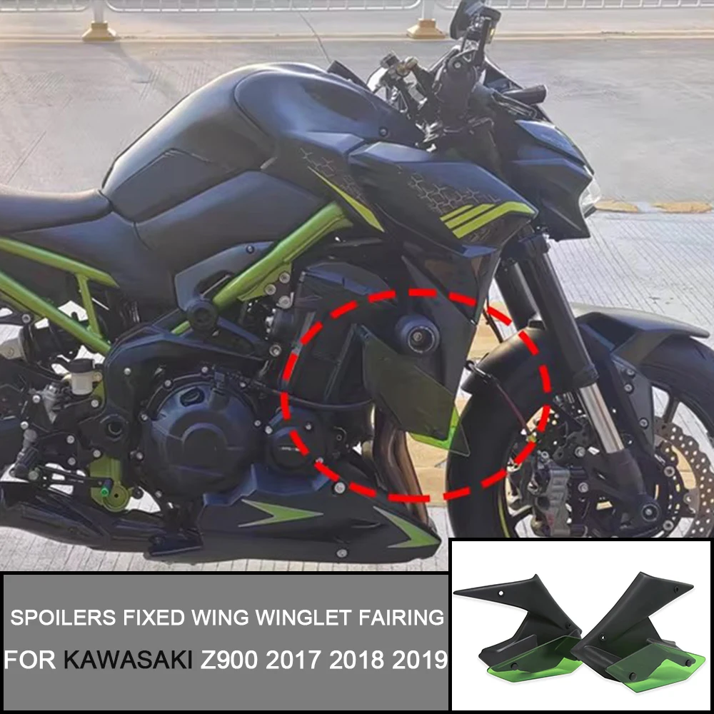For Kawasaki Z900 Z 900 2017 2018 2019 Motorcycle Parts Side Downforce ...