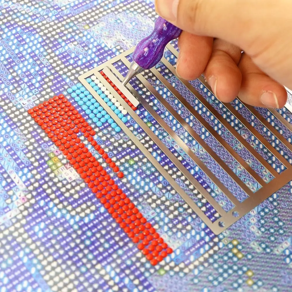 DIY Diamond Painting Ruler Non-Slip Textured Grid Tool Ruler for ...