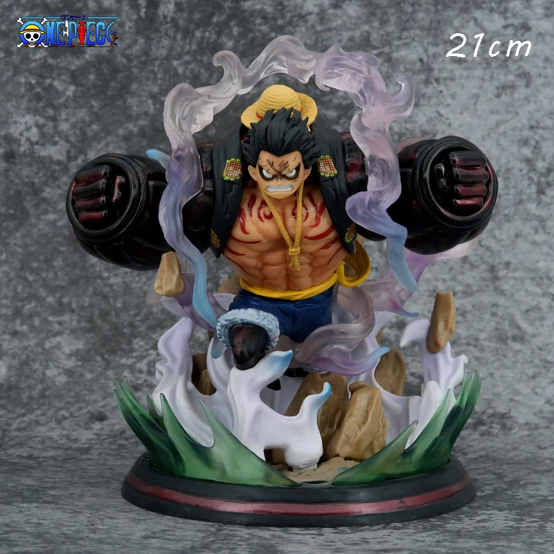 One-Piece-Anime-Luffy-Figure-Gear-4-Iron-Fist-Luffy-Double-Fist-Luffy ...