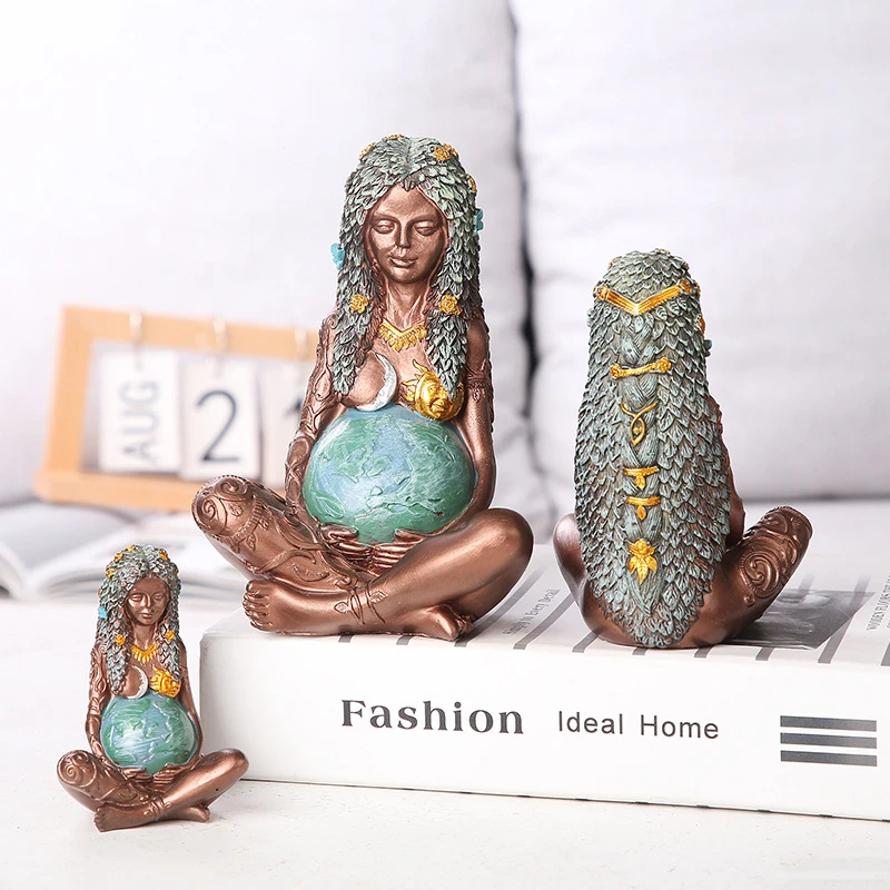 Goddess Gaia Mother Earth | Gaia Mother Earth Statue | Resin Crafts ...