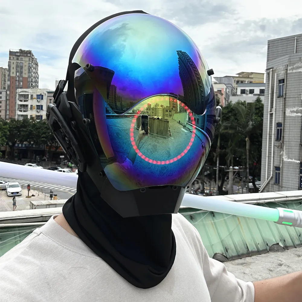 Futuristic Motorcycle Helmet