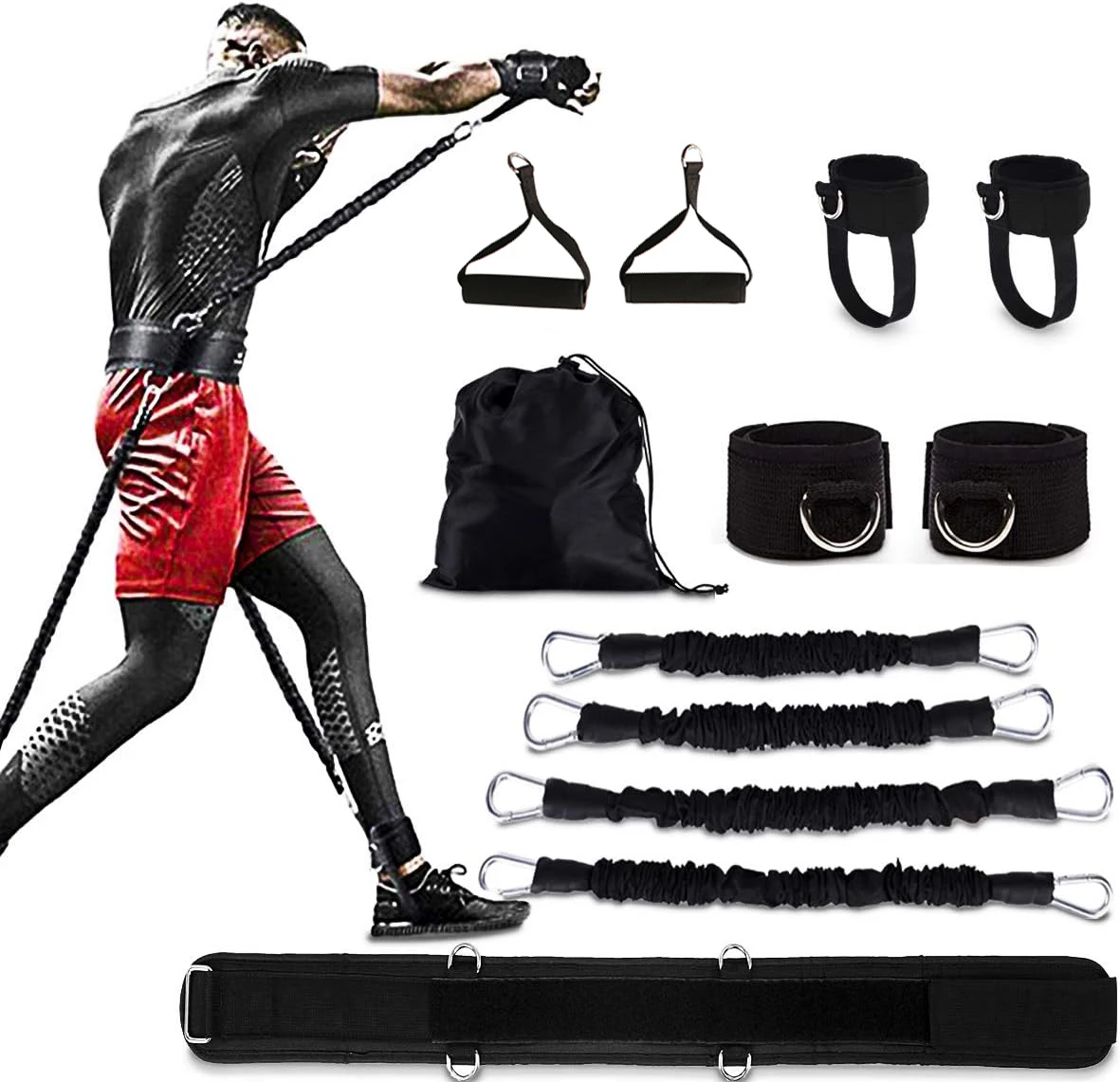 Ensemble-de-ceinture-de-r-sistance-pour-l-entra-nement-de-boxe-force-de ...
