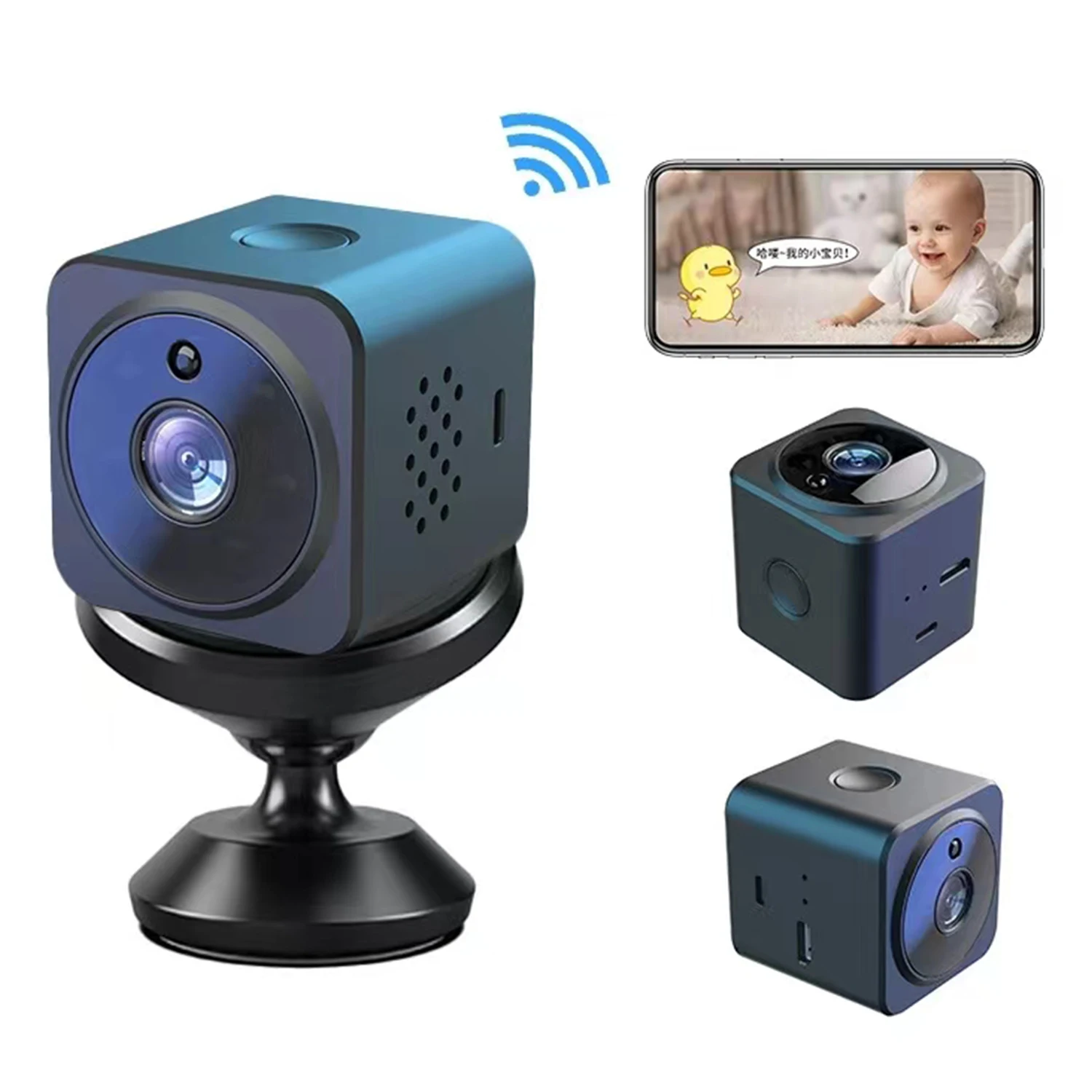 Home-Ultra-HD-Infrared-Night-Camera-Mini-Indoor-Remot-Control-Wifi ...
