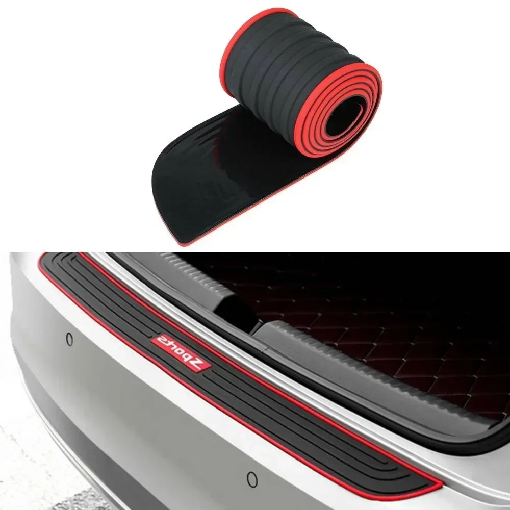 90cm-Bumper-Protector-Strip-Universal-Car-Rear-Trunk-Sill-Bumper-Guard ...