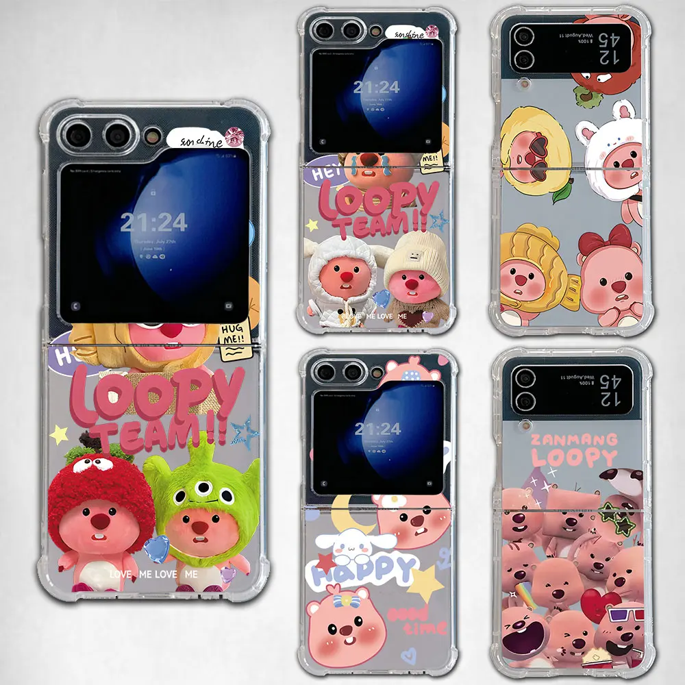 Cute-Cartoon-Funny-Happy-Loopy-Phone-Case-for-Samsung-Galaxy-Z-Flip-3-4 ...